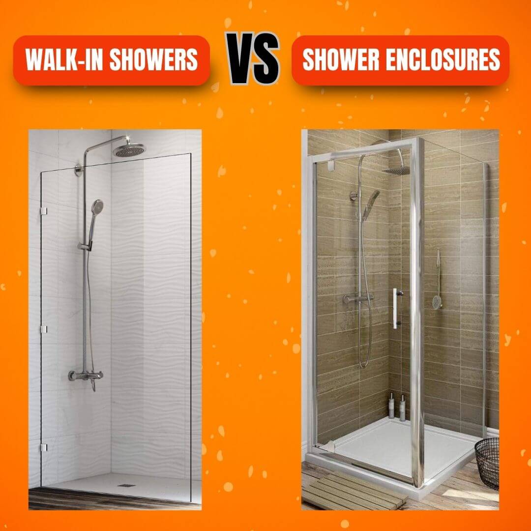Walk-In vs Enclosed Showers: Style & Function Battle! (2024)