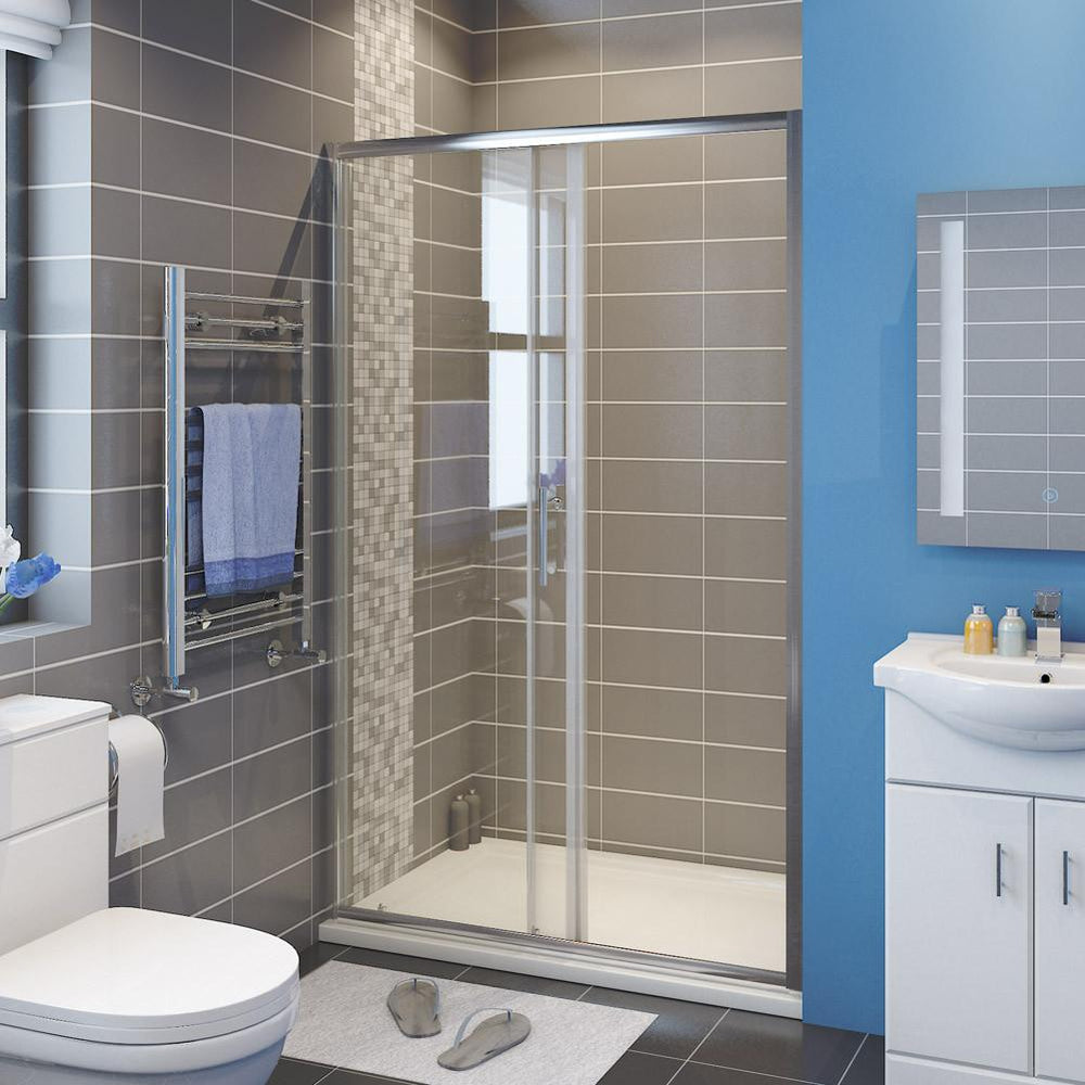 2 Panel Sliding Shower Screen Enclosure Door | Maximize Style & Space